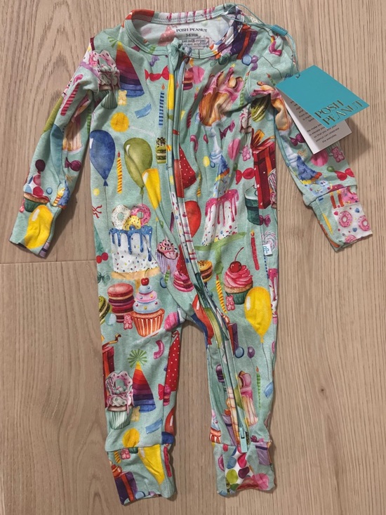 Posh Peanut | One Pieces | Posh Peanut Mint Birthday Sweets Print Zip ...